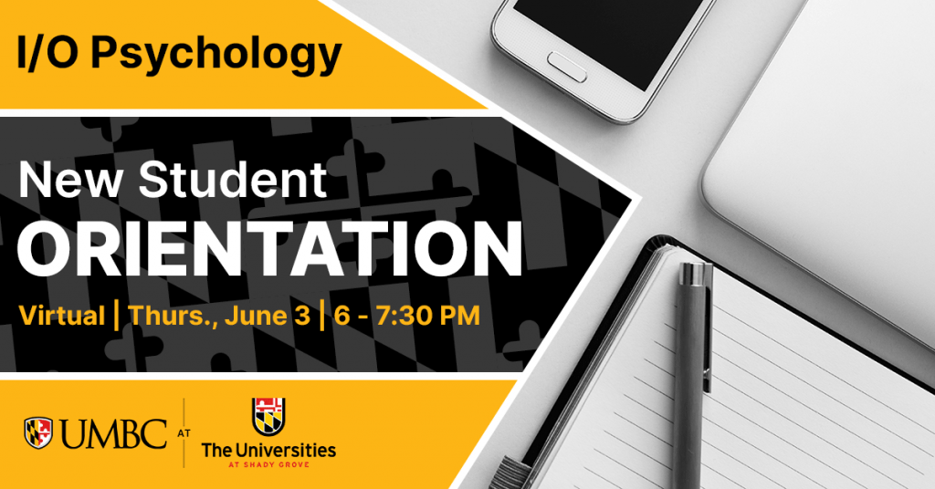 I/O Psychology New Student Orientation – Office of Professional Programs